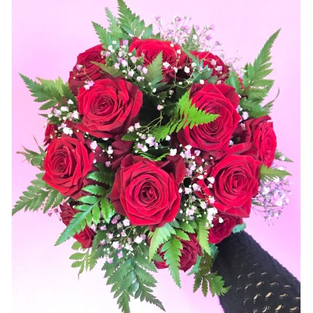Bouquet de roses rouges